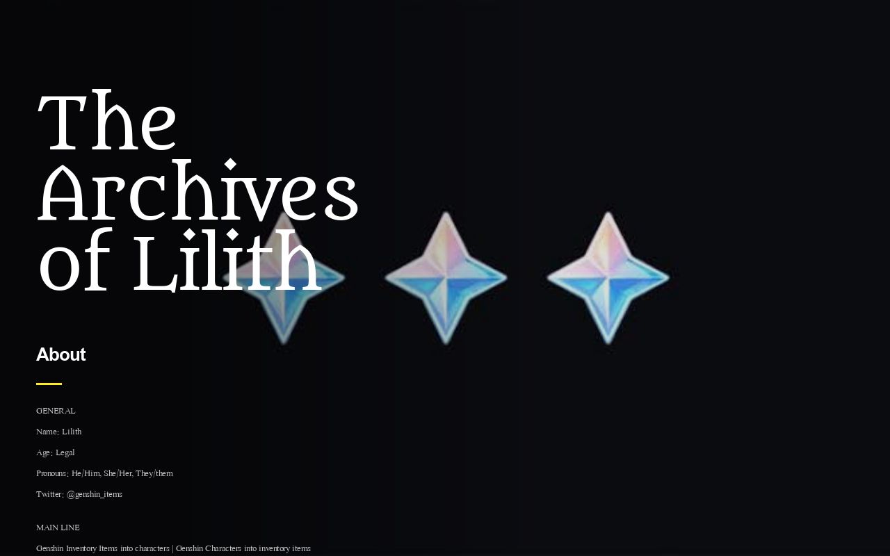 The Archives of Lilith